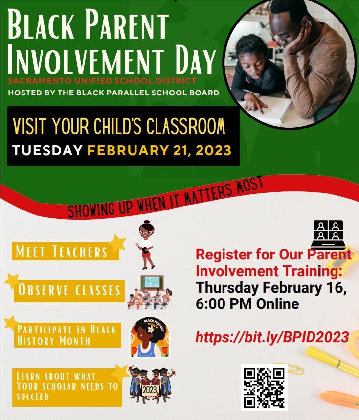 Black Parent Involvement Day - Theodore Judah Elementary School Black Parent Involvement Day - Theodore Judah Elementary School